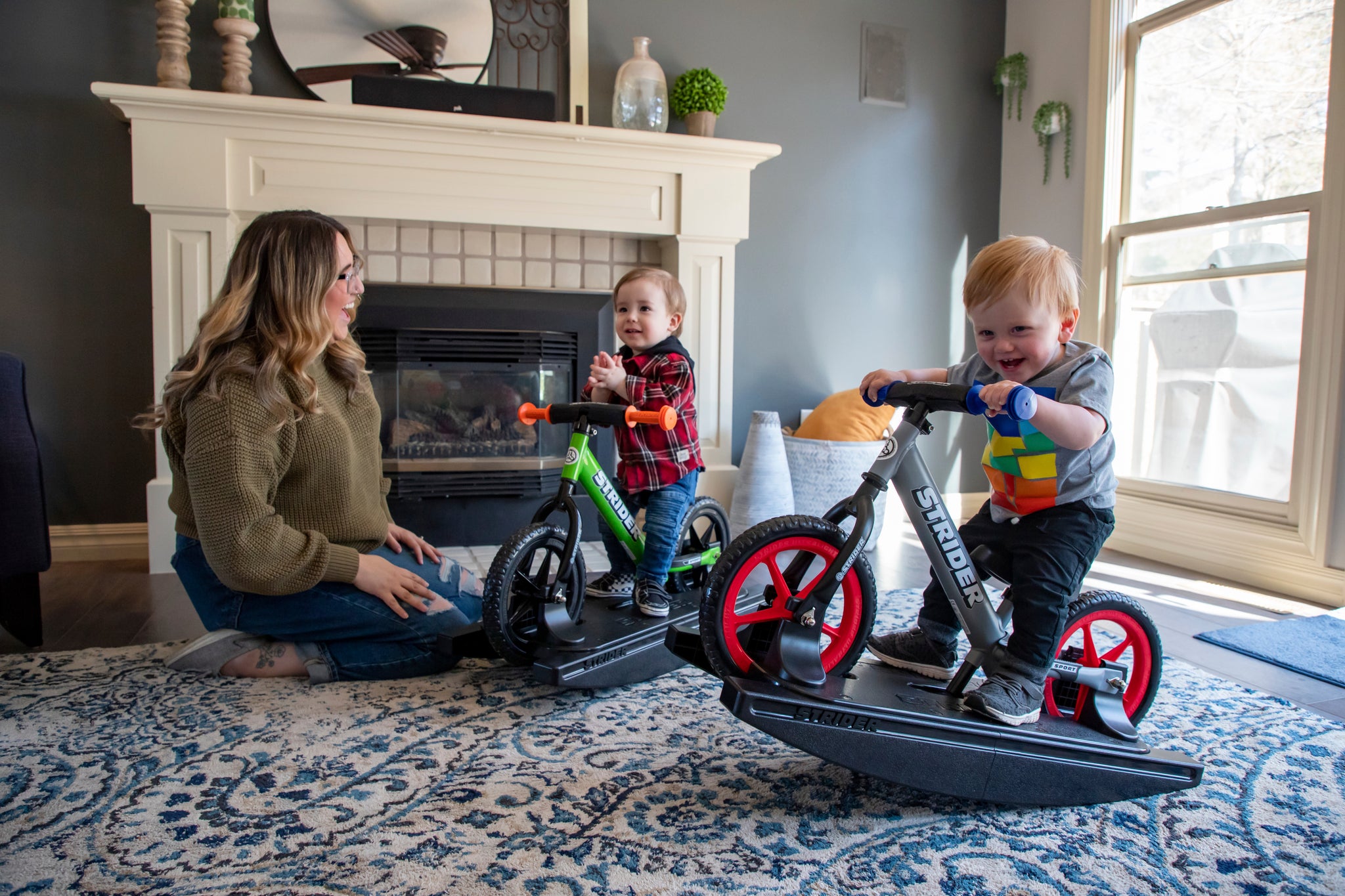 Strider 12 Sport 2-In-1 Rocking Bike (Balance Bike + Rocking Base ...